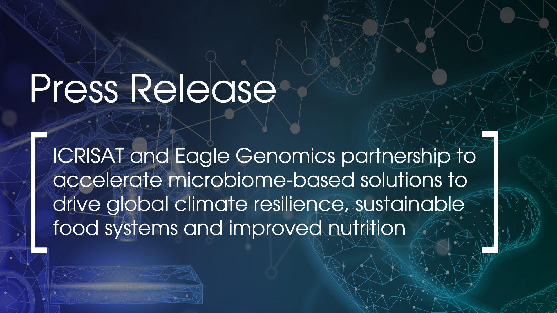 ICRISAT and Eagle Genomics partnership to accelerate microbiome-based ...