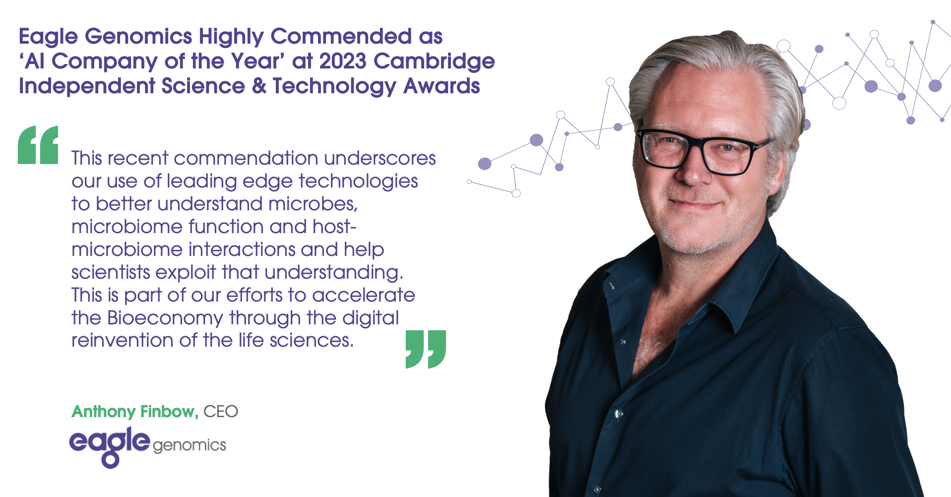 Eagle Genomics Highly Commended as ‘AI Company of the Year’ at 2023 ...