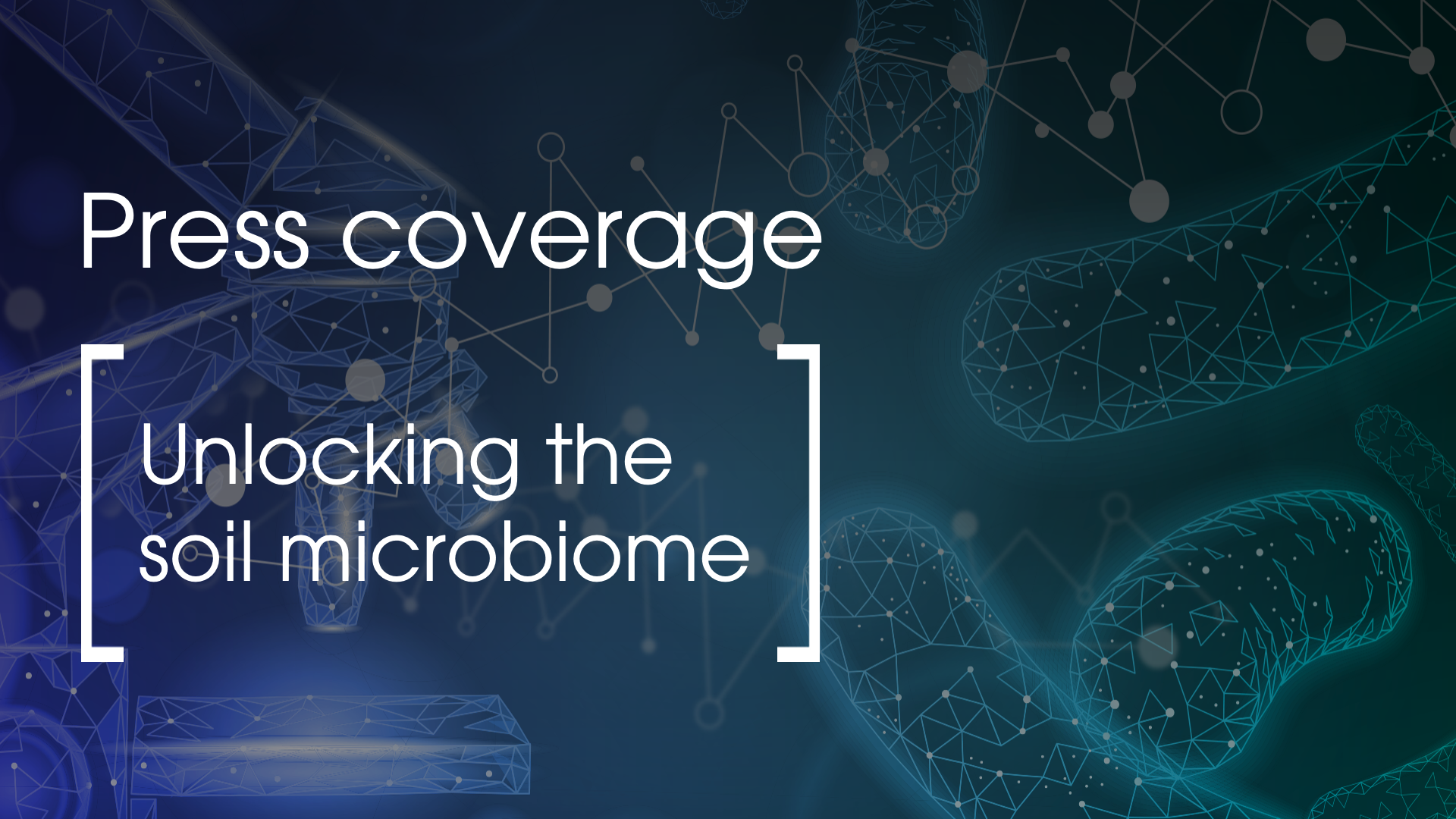 Unlocking the soil microbiome