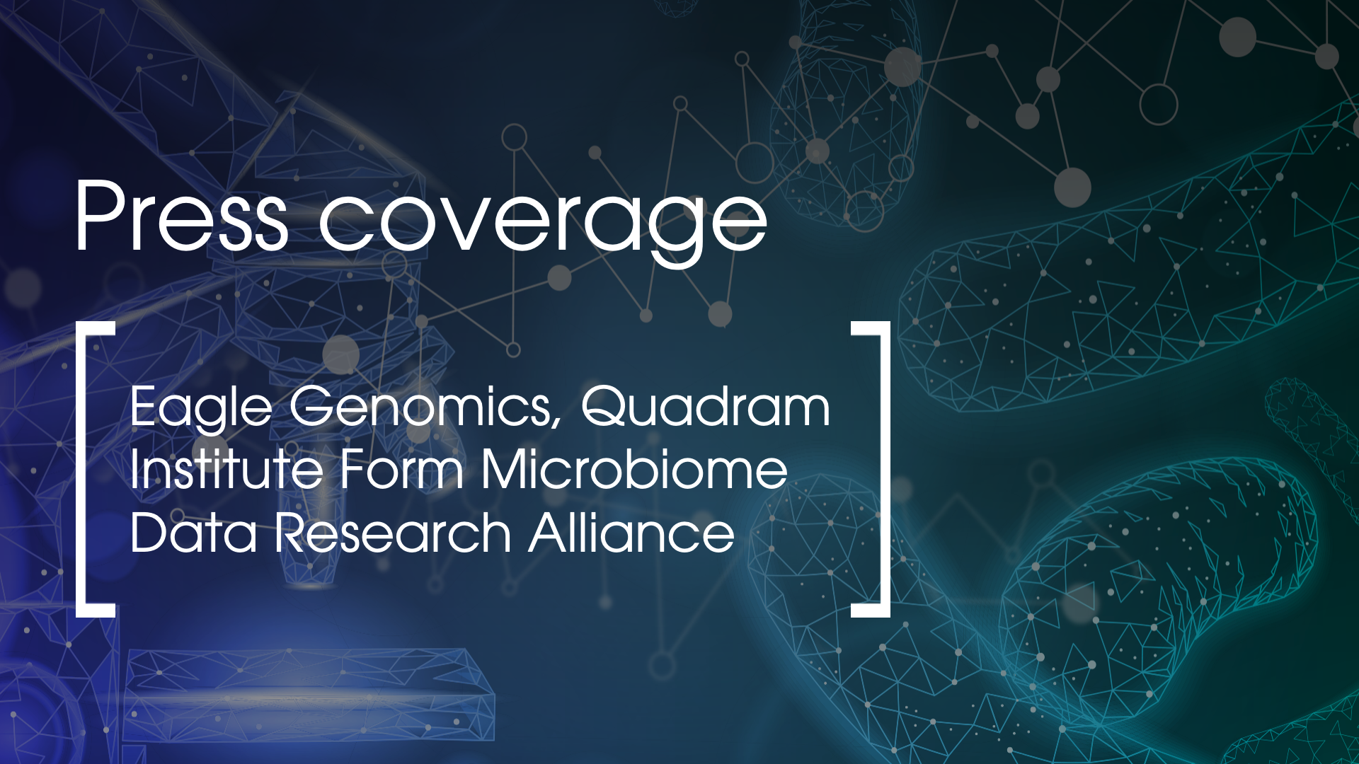 Eagle Genomics, Quadram Institute Form Microbiome Data Research Alliance